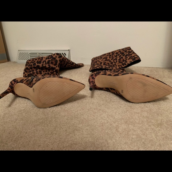 Jessica Simpson | Shoes | Jessica Simpson Leopard Print Boots | Poshmark
